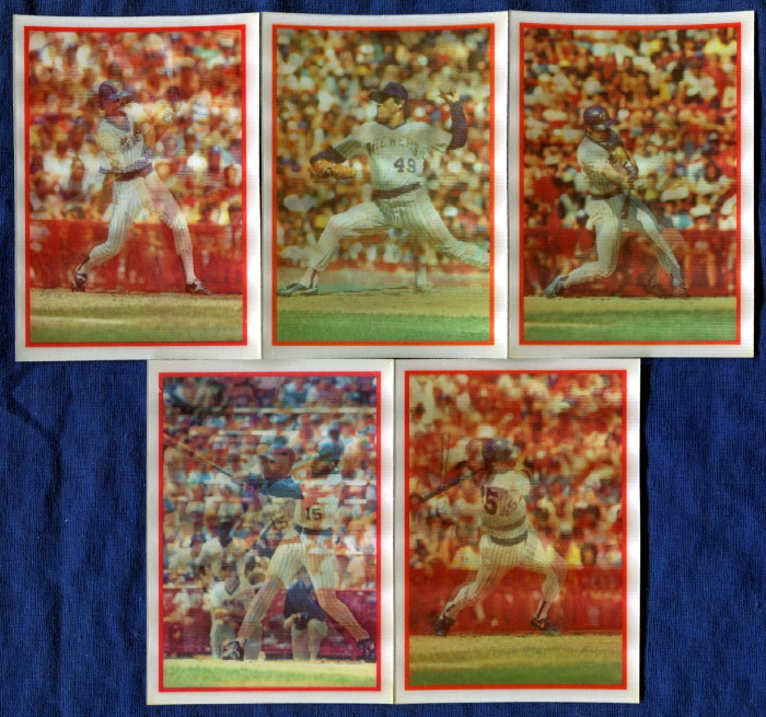 1987 Sportflics Milwaukee Brewers Baseball Card Team Set