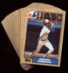 1987 Topps Montreal Expos Baseball Card Team Set