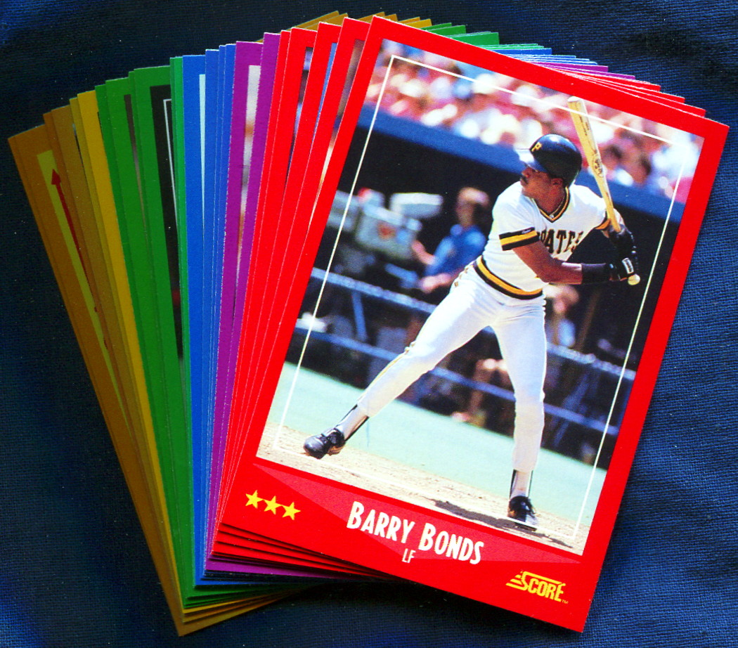 1988 Score Pittsburgh Pirates Baseball Cards Team Set