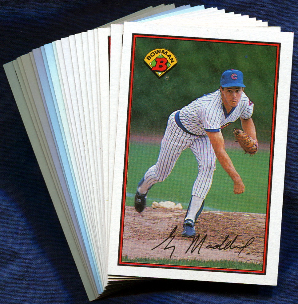 1989 Bowman Chicago Cubs Baseball Cards Team Set