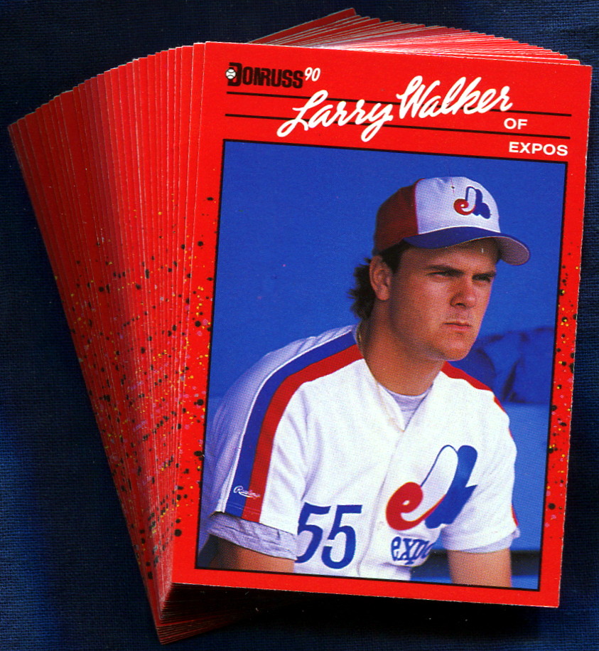 1990 Donruss Montreal Expos Baseball Cards Team Set