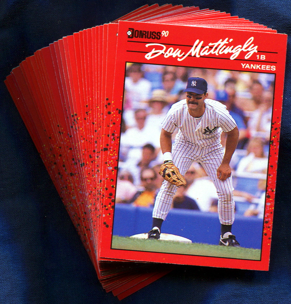 1990 Donruss New York Yankees Baseball Cards Team Set