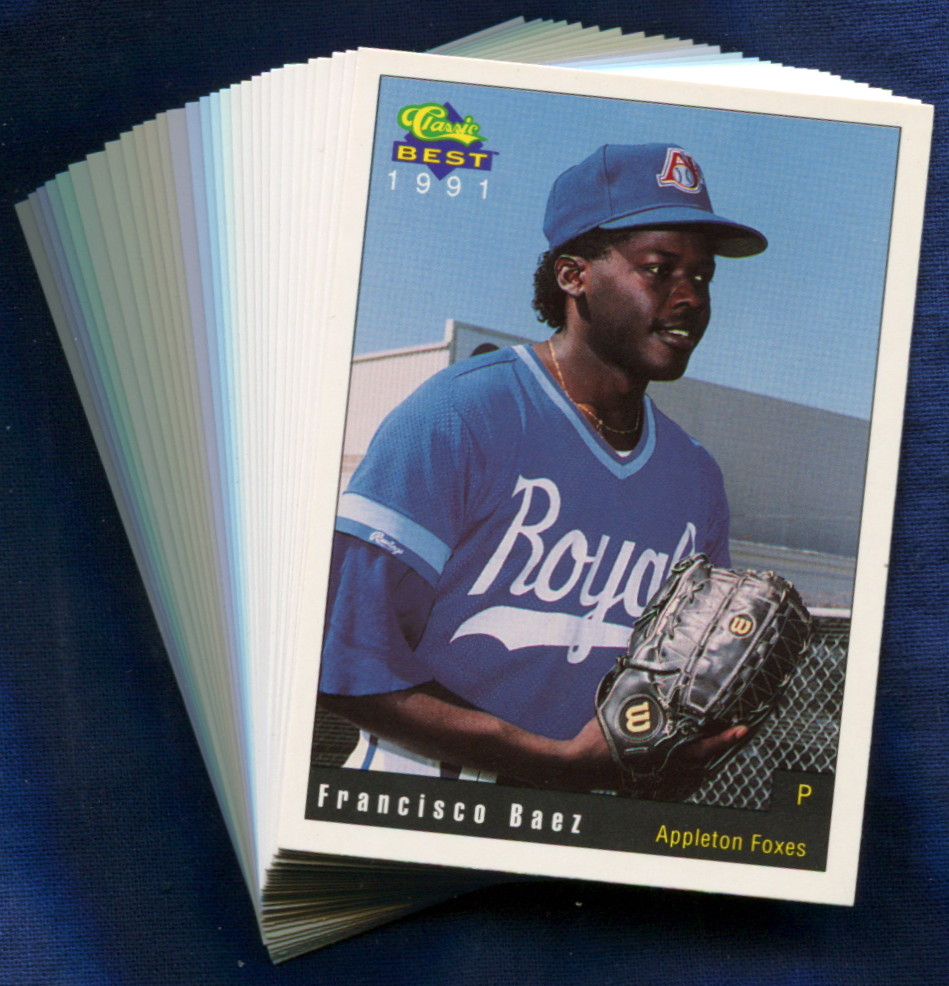 1991 Appleton Foxes Classic Best Minor League Baseball Card Team Set