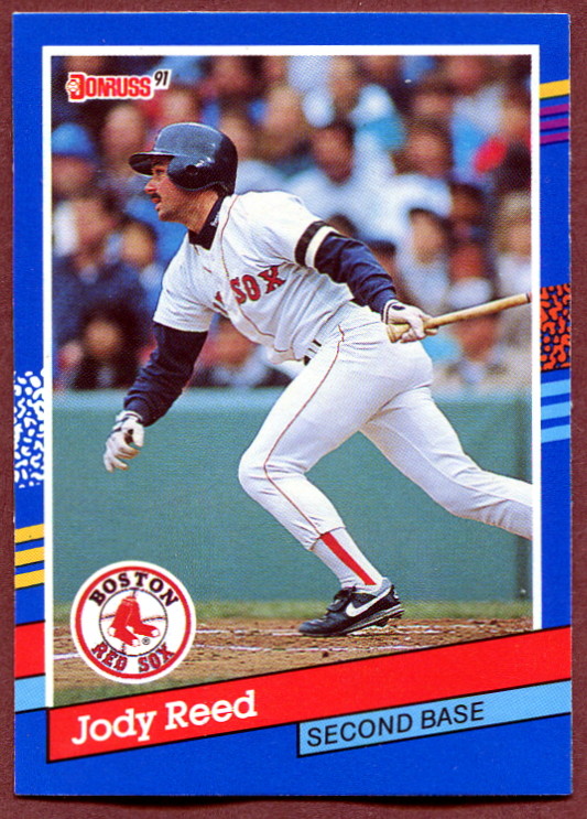 1991 Donruss #123 Jody Reed Baseball Card - Boston Red Sox