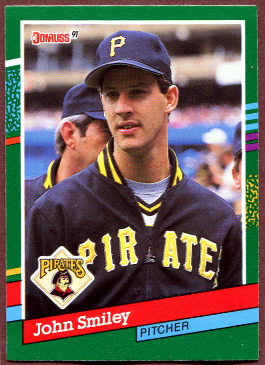 1991 Donruss #664 John Smiley Baseball Card - Pittsburgh Pirates