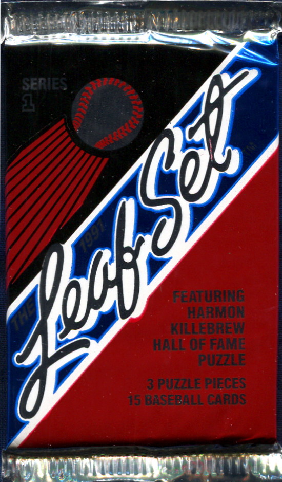 1991 Leaf Series 1 Baseball Cards Pack