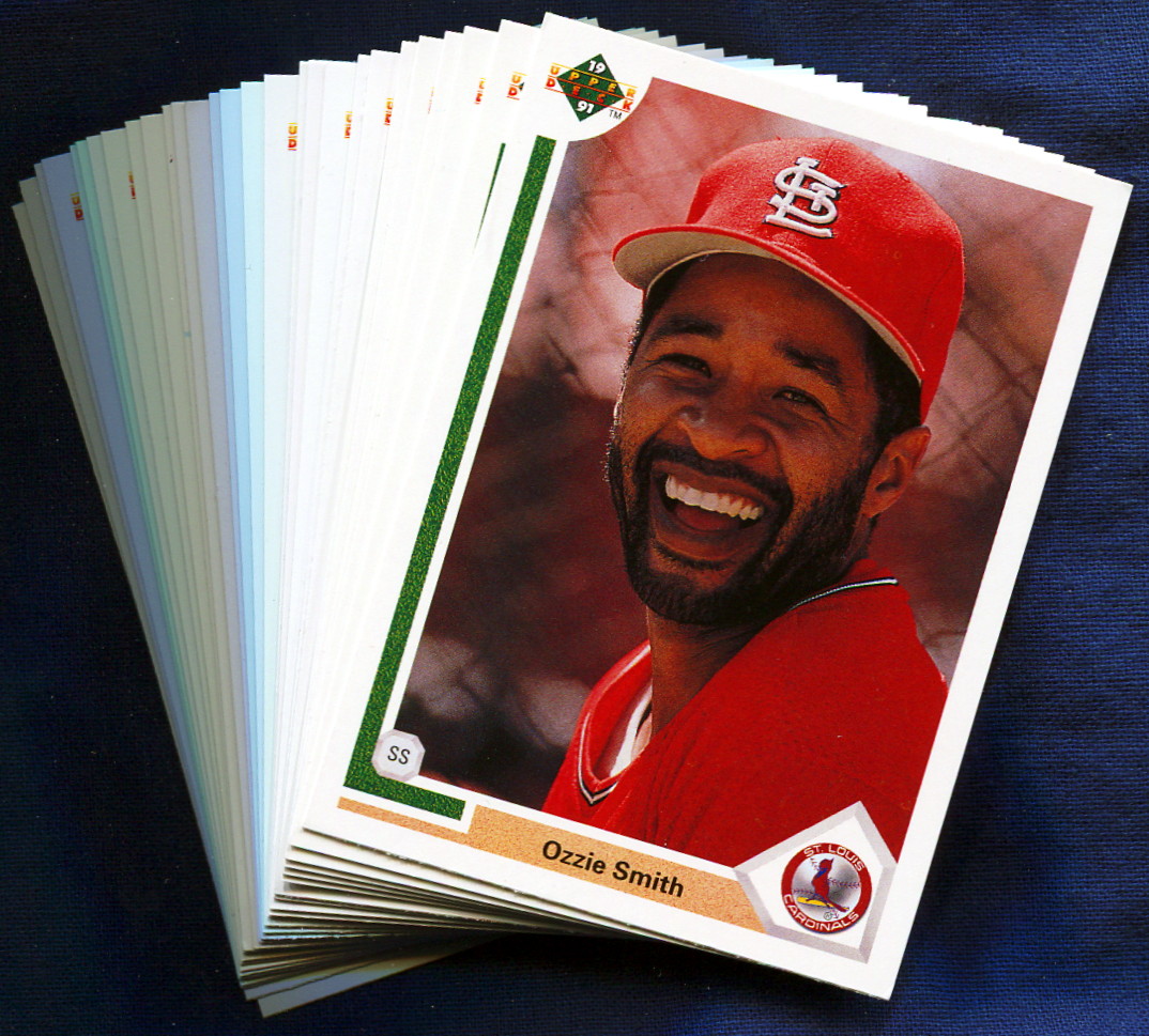 1991 Upper Deck St Louis Cardinals Baseball Cards Team Set