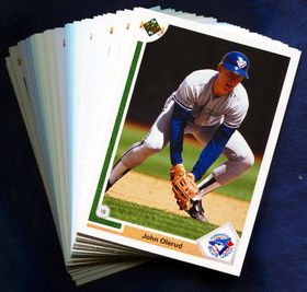 1991 Upper Deck Toronto Blue Jays Baseball Cards Team Set