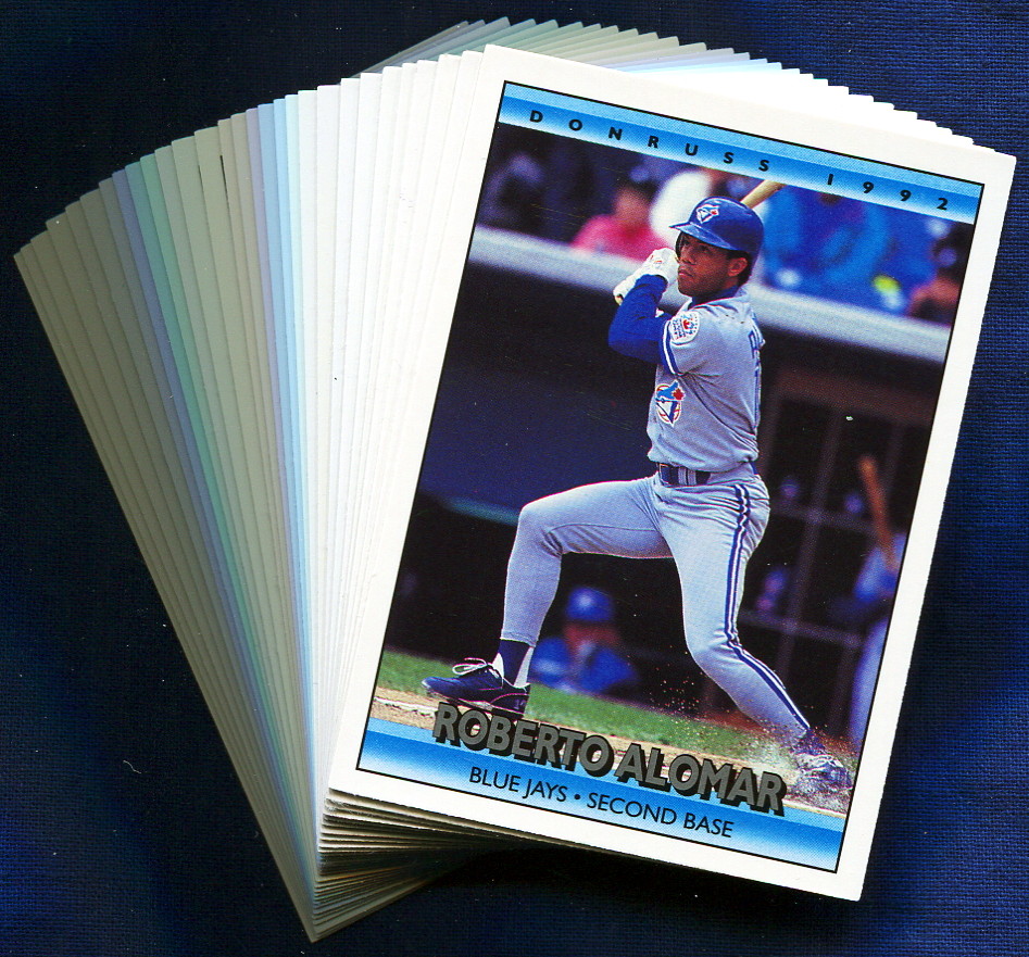1992 Donruss Toronto Blue Jays Baseball Cards Team Set