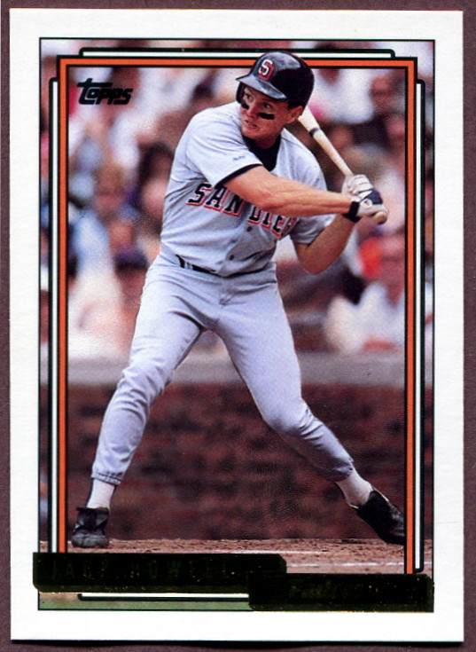 1992 Topps Gold #769 Jack Howell Baseball Card - San Diego Padres