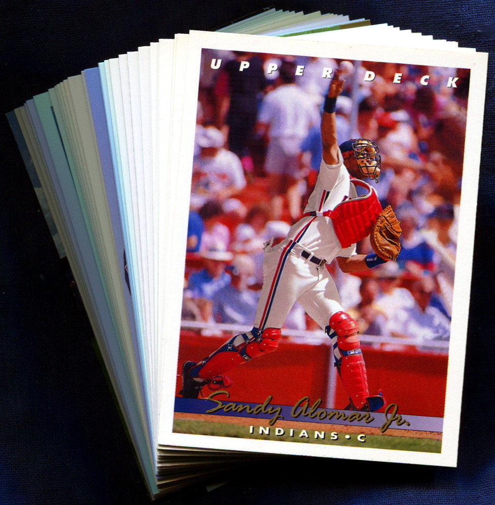 1993 Upper Deck Cleveland Indians Baseball Cards Team Set