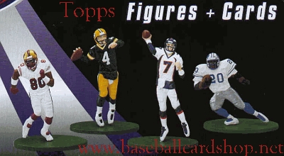 1998 Topps Action Flats Ryan Leaf Football Card And Figurine