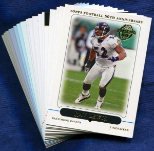 2005 Topps Baltimore Ravens NFL Football Cards Team Set