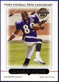 2005 Topps Baltimore Ravens NFL Football Cards Team Set