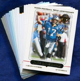 2005 Topps Carolina Panthers NFL Football Cards Team Set