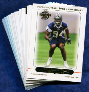 2005 Topps Dallas Cowboys NFL Football Cards Team Set