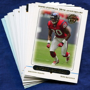 2005 Topps Houston Texans NFL Football Cards Team Set