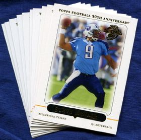 2005 Topps Tennessee Titans NFL Football Cards Team Set