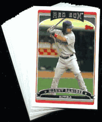 2006 Topps Boston Red Sox MLB Baseball Cards Team Set