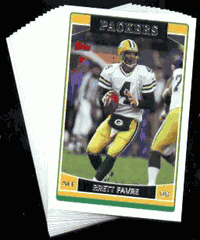 2006 Topps Green Bay Packers NFL Football Card Team Set