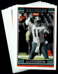 2006 Topps Miami Dolphins NFL Football Card Team Set