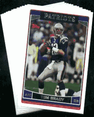 2006 Topps New England Patriots NFL Football Card Team Set