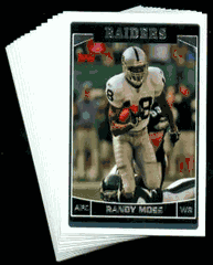 2006 Topps Oakland Raiders NFL Football Card Team Set