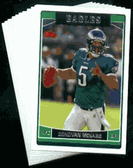 2006 Topps Philadelphia Eagles NFL Football Card Team Set