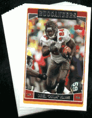 2006 Topps Tampa Bay Buccaneers NFL Football Card Team Set