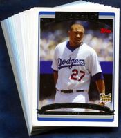 Los Angeles Dodgers Baseball Card Team Sets