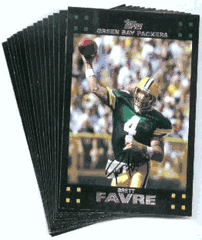 2007 Topps Green Bay Packers NFL Football Card Team Set