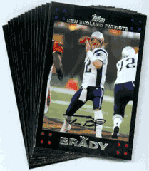 2007 Topps New England Patriots NFL Football Card Team Set