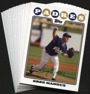 2008 Topps San Diego Padres Baseball Cards Team Set