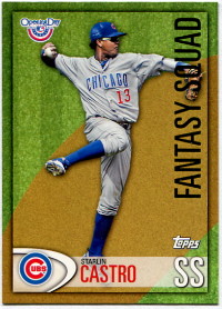2012 Topps Opening Day Fantasy Squad Starlin Castro Baseball Card