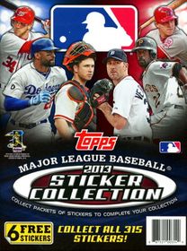 2013 Topps Baseball Sticker Collection Paperback Album