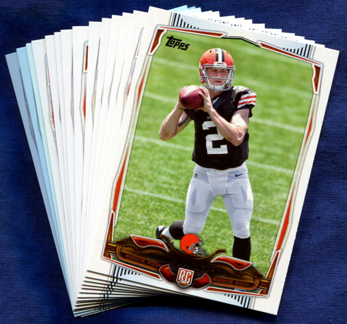 2014 Topps Cleveland Browns NFL Football Card Team Set