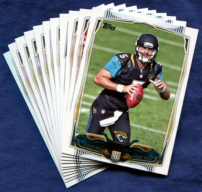 2014 Topps Jacksonville Jaguars NFL Football Card Team Set