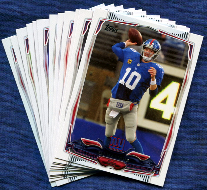 2014 Topps New York Giants NFL Football Card Team Set