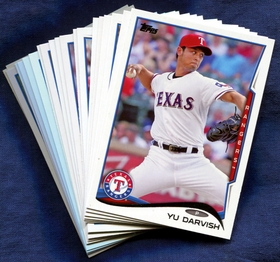 2014 Topps Texas Rangers Baseball Cards Team Set