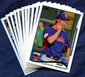 2014 Topps Update Los Angeles Dodgers Baseball Cards Team Set