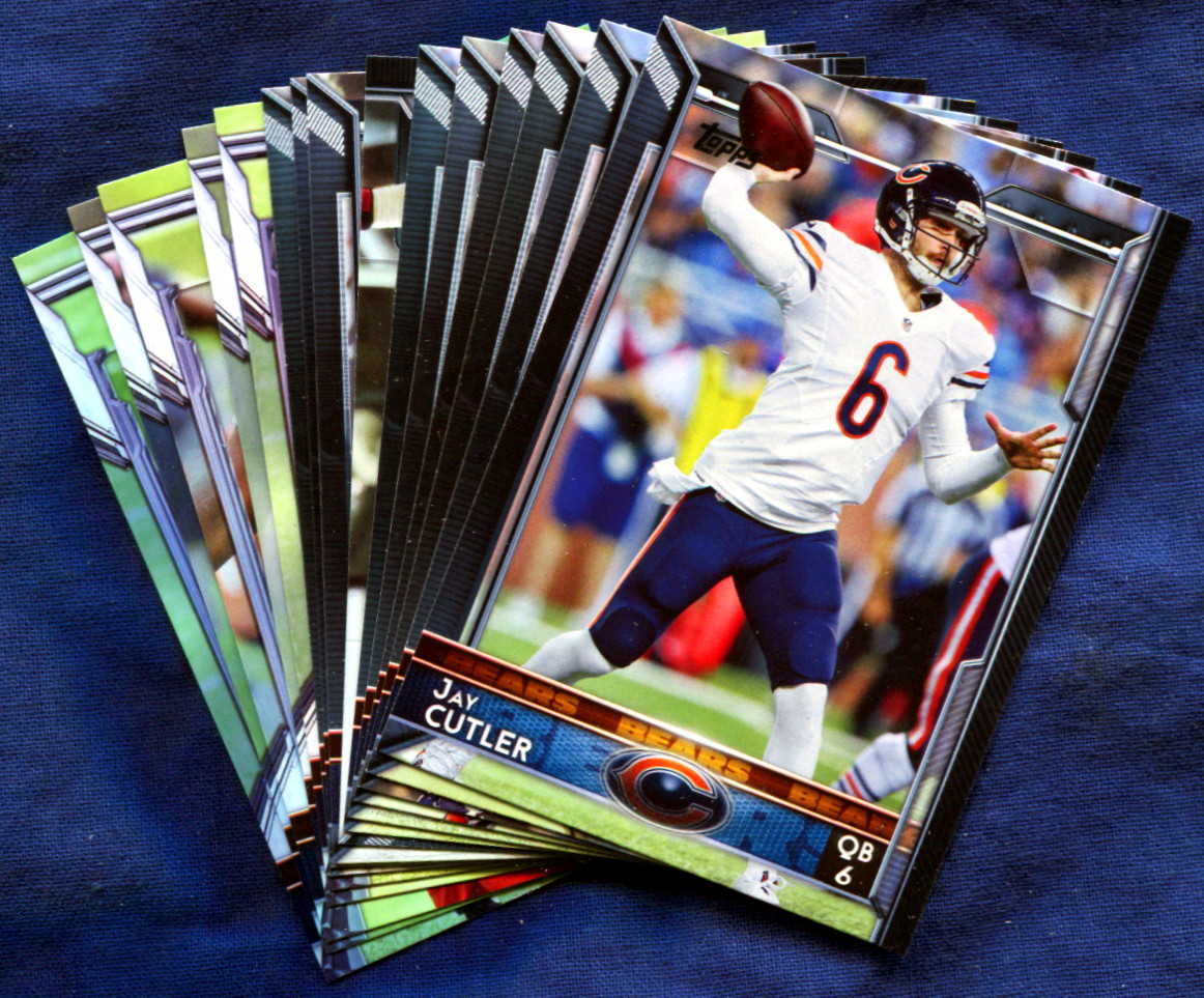 2015 Topps Chicago Bears NFL Football Card Team Set
