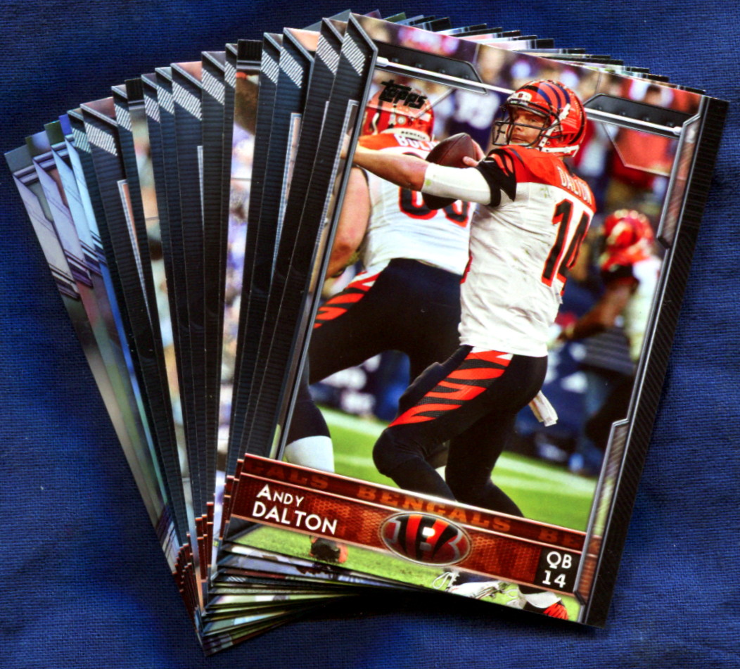 2015 Topps Cincinnati Bengals NFL Football Card Team Set