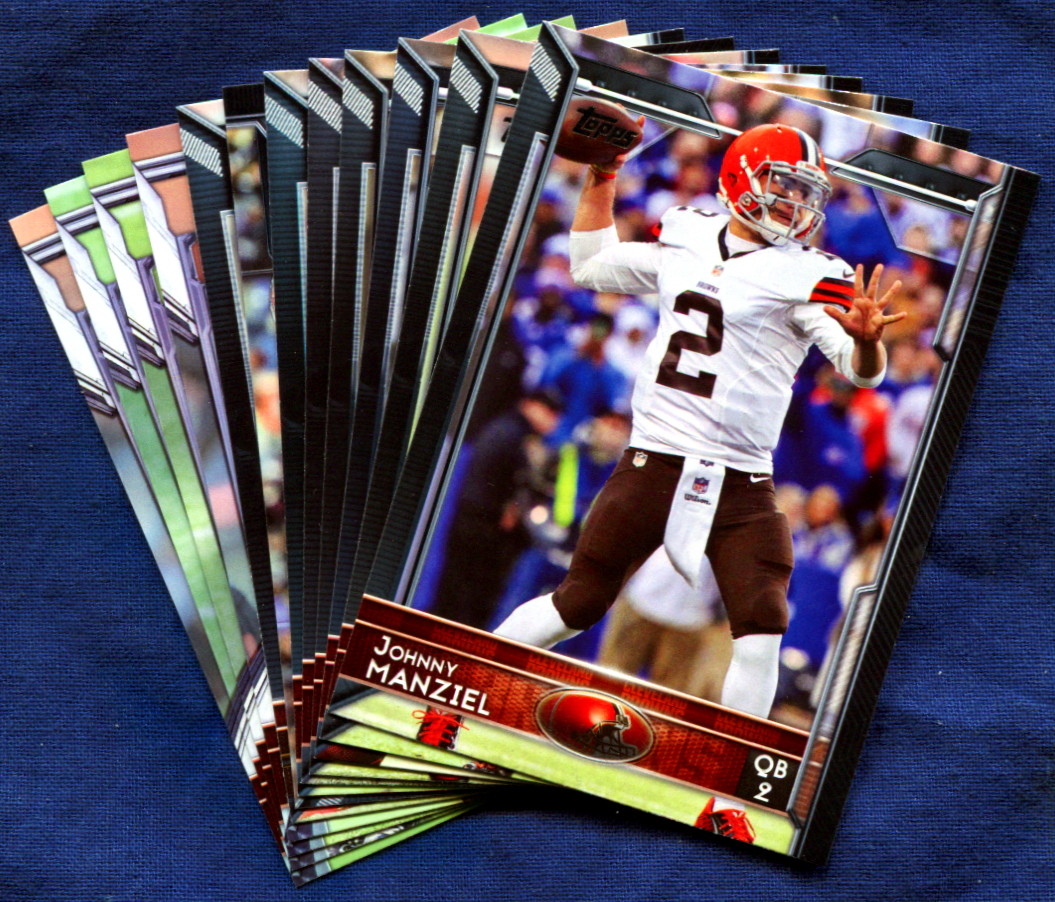 2015 Topps Cleveland Browns NFL Football Card Team Set
