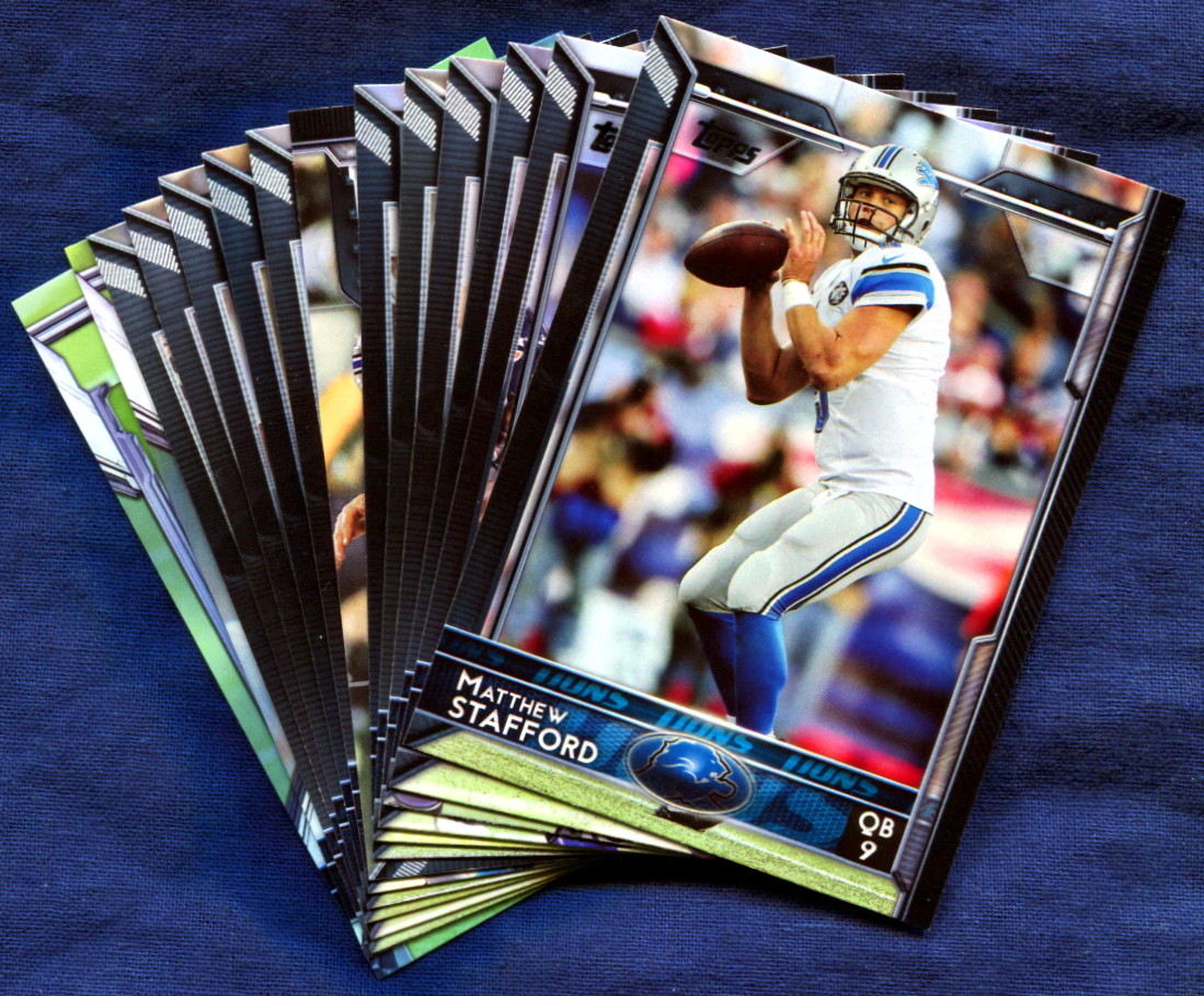 2015 Topps Detroit Lions NFL Football Card Team Set