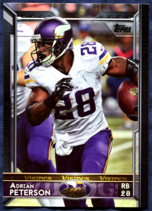 2015 Topps Minnesota Vikings NFL Football Card Team Set