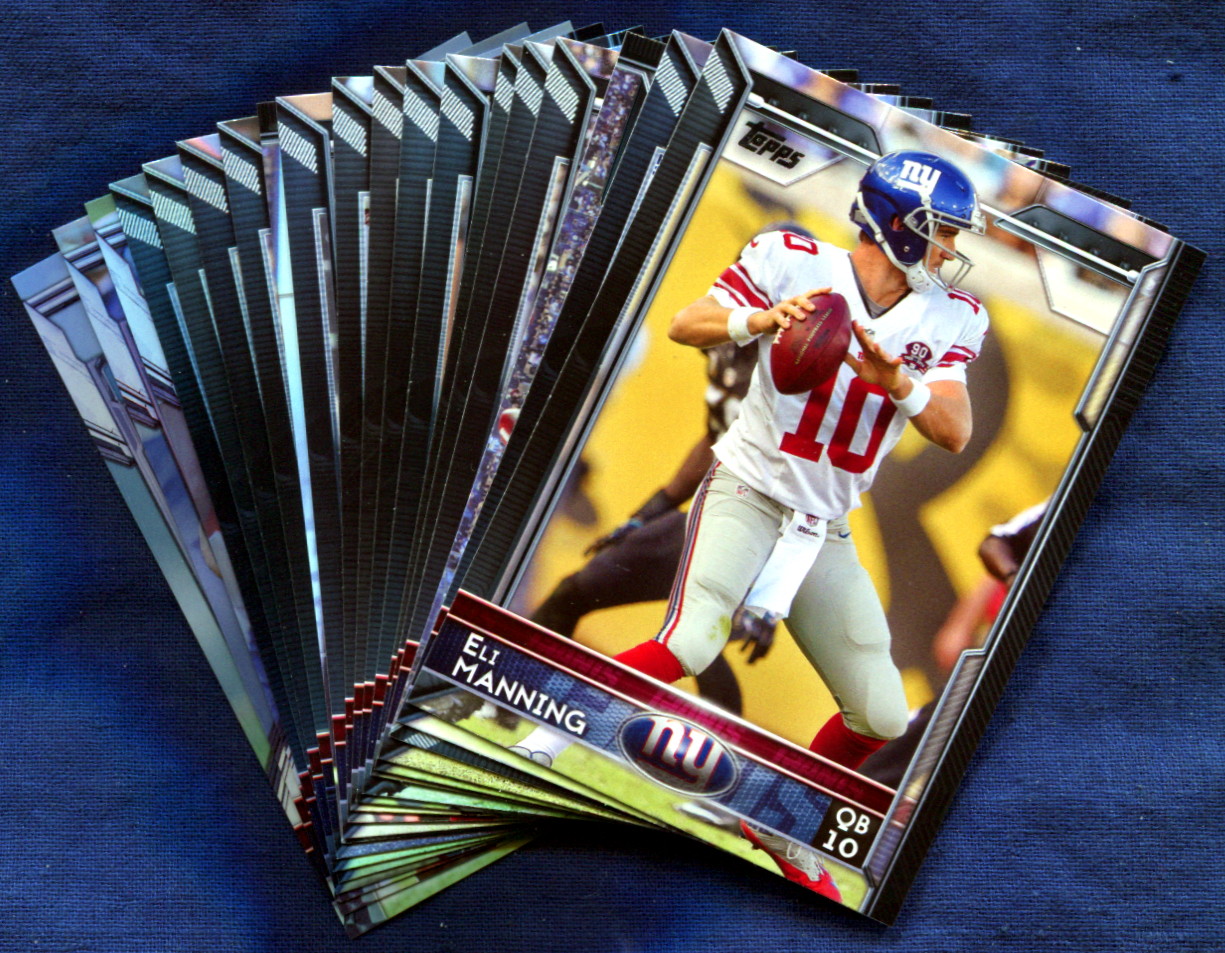 2015 Topps New York Giants NFL Football Card Team Set
