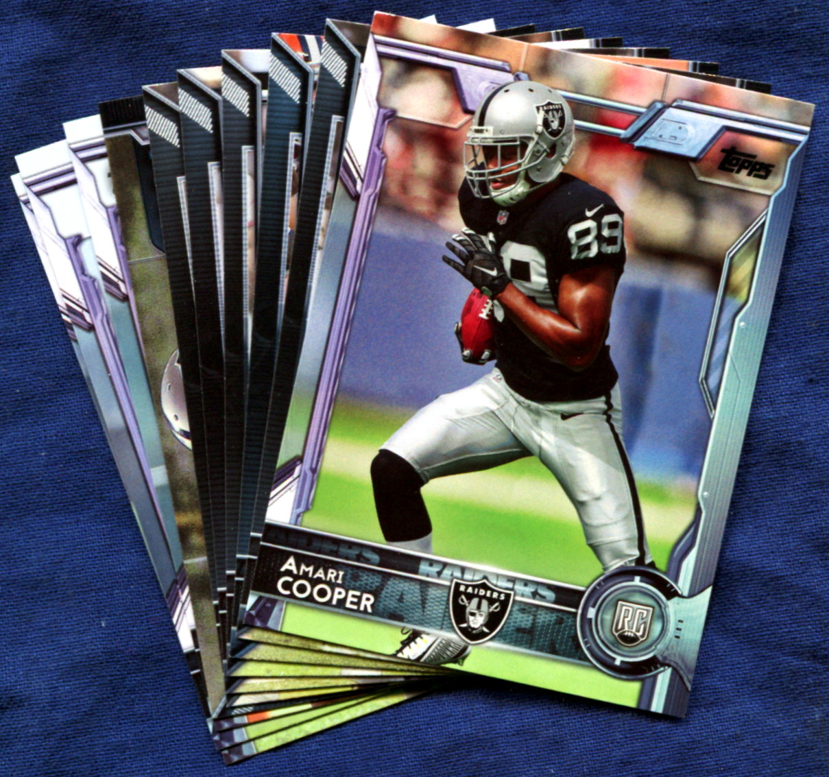2015 Topps Oakland Raiders NFL Football Card Team Set