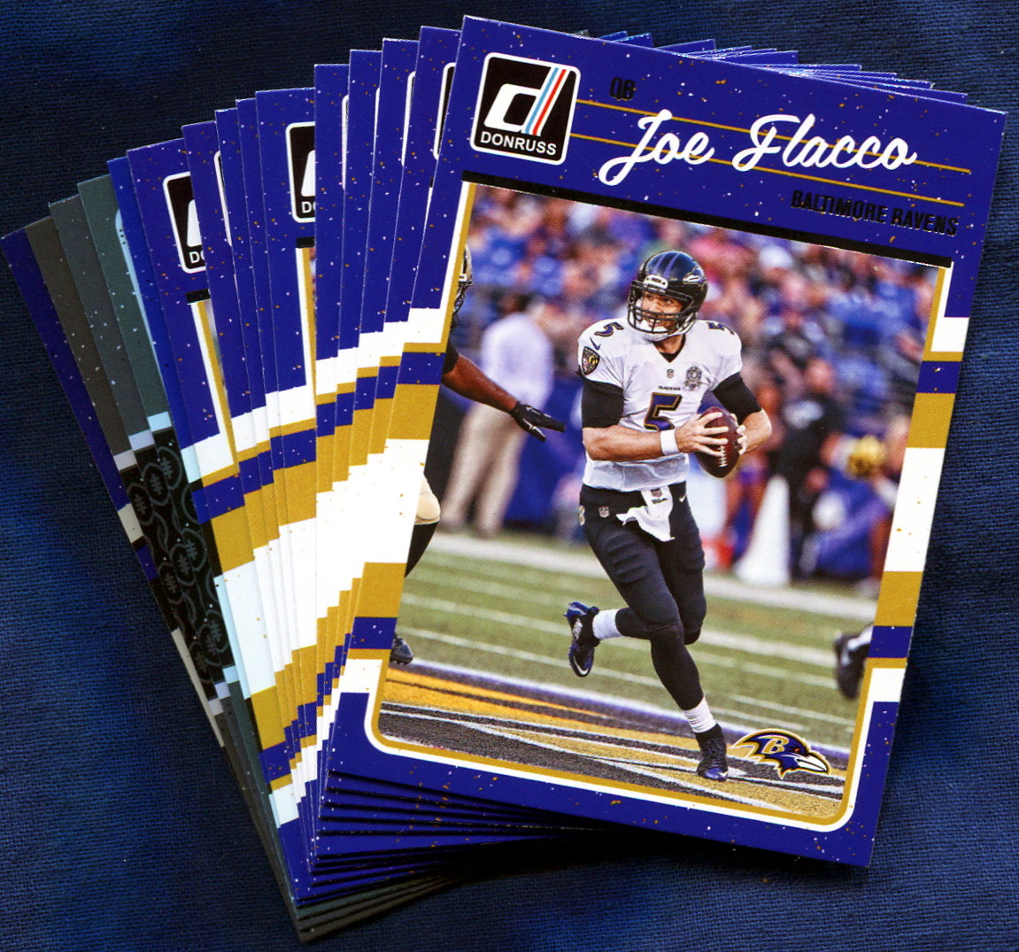2016 Donruss Baltimore Ravens NFL Football Card Team Set