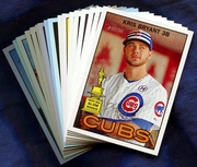 Chicago Cubs Individual Baseball Cards - Singles