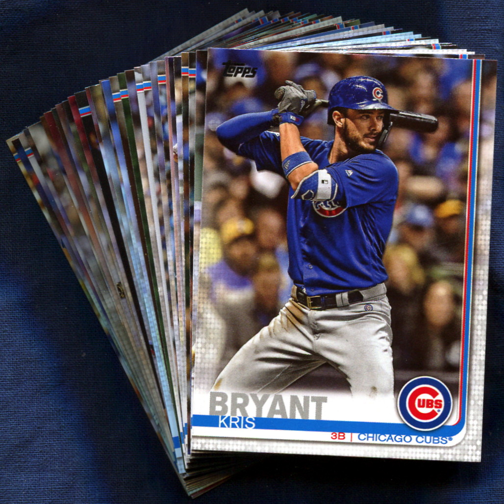 2019 Topps Chicago Cubs Baseball Card Singles